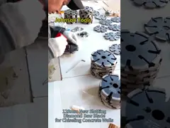 Quebra do sulco de V que persegue o moedor Blade Medium Grit de Tuckpoint