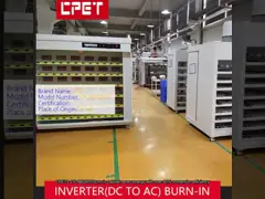 China Energy Recovery Burn-In Cabinet with RS485 Communication and 40 Inverters Capacity for Feedback Type Inverter Aging Testing for sale