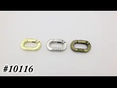 Key Chain Accessories Metal Oval Clasp Custom Spring Oval Ring