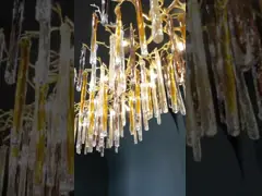 China Diamond Cut E14 Chandelier Round Pendant Chandelier Lights Rustproof 100lm/W for sale