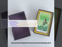 China Professional Tarot Card Printing Services In 92 Cards Standard Size gold painting for sale