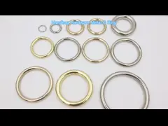 China Corrosion Resistant Flat O Rings 20mm Zinc Alloy Rings With Engraving Logo for sale