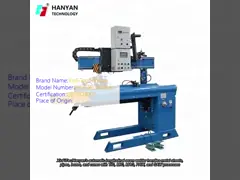China Automatic Longitudinal Seam Welder Machine For Metal Plate Sheet Box And Cone for sale