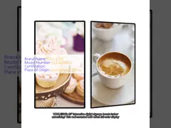 Indoor Advertising Equipment Customized 65 Inch Display Screen Multifunctional Wall Mounted Touch LCD Interactive Digital Signage