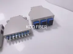 Indoor fiber optic terminal box Dinrail DIN box 6 8 12 ports