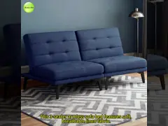 China Modular Armless Loveseat Sleeper Folding Couch Bed Sofa For Lounges Customized for sale