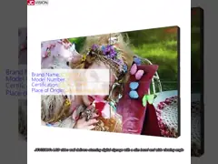 China LCD Video Wall Mount Digital Signage Advertising TV Screen Monitors for sale