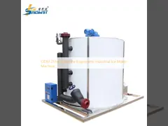 China ODM 25ton Flake Ice Evaporator Industrial Ice Maker Machine for sale