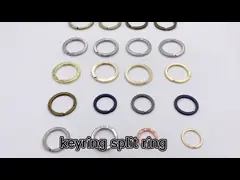 China Silver Plated Split Key Ring Waterproof Flat Key Ring 25 mm Key Chain Accessories for sale