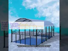 Padel Court with Roof All-Weather Steel Structure