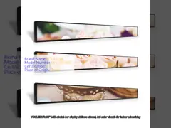 36 Inch Indoor Stretch Bar Display Screen LCD Bar Rack Digital Display/Edge Display/Wide Panel LCD Digital Signage