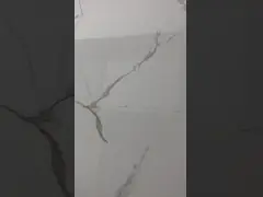 China Living Room Carrara White Marble Surface Tile 600x600mm Size Glaze Polished Marble Tile Solid Vitrified Floor Tiles House Decor for sale