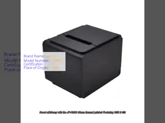 Data Interface USB 2.0 3.0 80 Thermal Printer With Cash Drawer Impulse DC 24V 2A