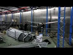 Green Color Anti Climb Fencing Showcase powder coated