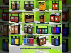 China Large-Size Classified Outdoor Stainless Steel Trash Can - Manufacturer-Direct Sanitation Bin with Foot Pedal and UV Resistance for sale