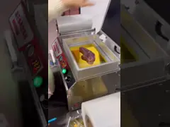 China Vacuum Skin Sealing Machine with Food Grade 304 Stainless Steel and 6061 Anodized Aluminum Mold for Fast Food Box Sealing for sale