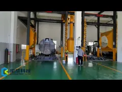 BIOCLEAN Mobile Vertical Direct Compression   solid   refuse trash waste refuse garbage Station