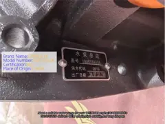 China 1005155128 for WEICHAI WP10.290E32 SHACMAN Spare Parts WATER PUMP for sale