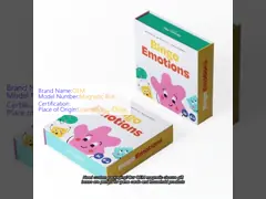 China OEM Logo Magnetic Closure Gift Box CMYK Printing Paperboard Game Cards Packaging Boxes for sale