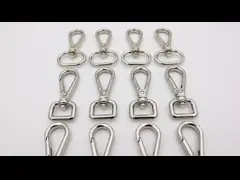 China 20mm Swivel Snap Hook Shiny Swivel Eye Hooks Silver For Handbag Straps for sale
