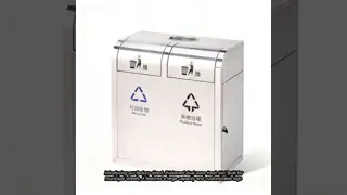 China Factory-Direct Thickened Dual-Zone Trash Bin for Municipal Streets with Large-Capacity and UV Resistance for sale