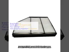 E2986LI01 Engineering Parts Non-Woven Excavator Filter 9608300318 with Material and 316*232*37mm Size