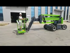 China Zero Emission and High Quality Electric Articulating Boom Lift Manlift