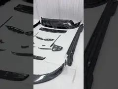 for Porsche Taycan MSY Style Forged carbon fiber Body Kit Front Lip Rear Diffuser Side Skirts