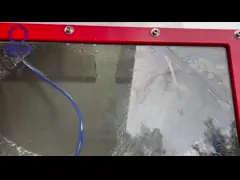 China Manual Dustless Sand Blast Machine Glass Beads Blasting Media for sale