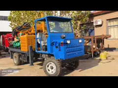 China 200m Deep Tire Water Well Drilling Rig With 300mm Diameter for sale