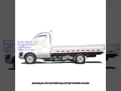 China Long Range JAC Lorry DuoMi 2023 Cargo EV Light Truck Vehicle for sale