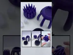 China Custom Silicone Head Massager Shampoo Scalp Massager Brush Shampoo Brush Shower Cleanser for sale