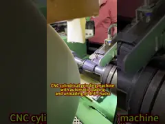 CNC cylindrical grinding machine with automatic loading and unloading of drill chucks