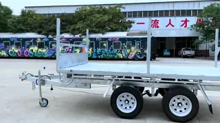 China Hot Dip Galvanised Plant Trailer 3000kg ATM with 2150kg Load Capacity and 3600×2000mm Bed for sale