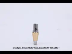 Grade 4 Titanium Transfer Abutment with 5.5 mm Height ISO 13485 Certified for Dental Implants