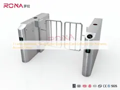 3 Spuren automatisches Schwingbarrieren mit Kartenkollektor für die biometrische Zugangskontrolle