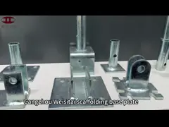 Scaffold bottom plate