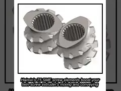 75 SME Screw Element Extruder Elements For Twin Screw Extruder