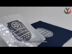 Watch: Custom Clothing Silicone Heat Transfer Labels With White Cut Out Logo Showcase