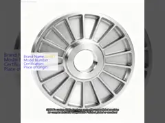 Aluminum Custom CNC Machined Parts Offering Polishing Capabilities Ideal for Complex Industrial Component Production