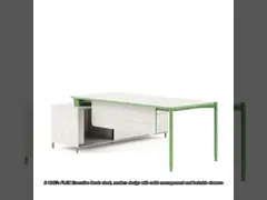 China FLEX Sleek And Modern Design Executive Office Table Functional Office Manager Desk for sale