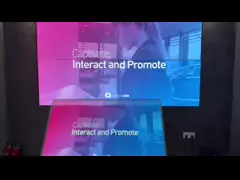 China White 1366×768 resolution 30 inch Transparent OLED Screen with All-Glass Touch screen kiosk from China for sale