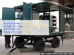 China High Efficiency Waste Engine Oil Recycling Machine 600L/H for sale