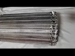 Stainless Steel Balance Weave Spiral Wire Mesh Chain Driven Freezer Conveyor Belt