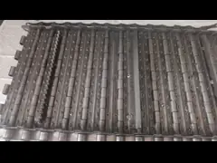 China Professional Carbon Steel Chain Plate Link Chip Hinged Conveyor Belt for sale