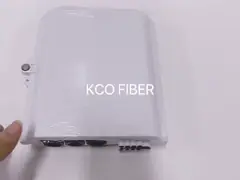 China Wall Mount Fiber Optic Outdoor Terminal Box 4 Cores Enclosures for Cables for sale