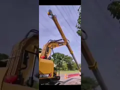 China 14M 16M Excavator Long Reach Telescopic Boom Telescopic Arm for Excavator Hydraulic Telescoping Excavator Excavator Teledipper for sale