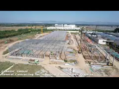 China Wind Earthquake Resistant Steel Structure Warehouse Barn Buildings OEM for sale