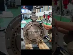 DN2000 Large Diameter Flange Butterfly Valve Metal Valve Ductile Iron Material