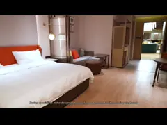 Cina Hotel moderno Camera da letto di lusso Camera d' albergo Set letto Cornici Letti Con Testa in vendita